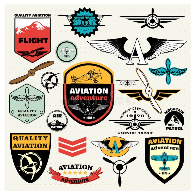 Aviation Patches Stock Illustrations – 199 Aviation Patches Stock ...