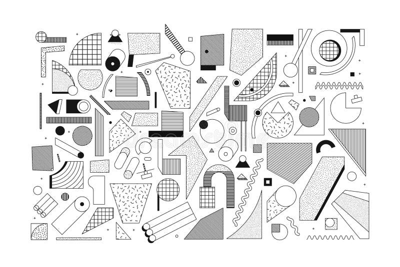Mega Set of Unique Original Design Elements Stock Vector - Illustration ...