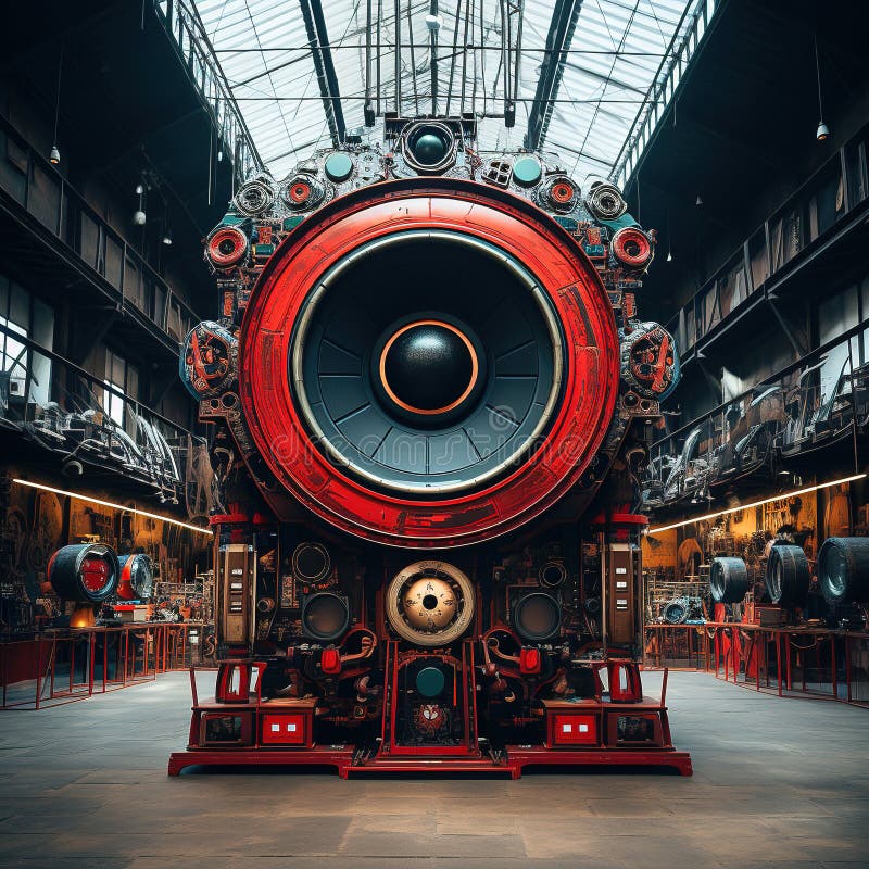 Mega Sonic Blast: a Colossal Speaker Amplifying the Airwaves Stock ...
