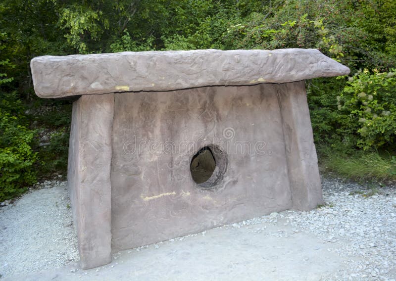 Dolmen, Megalith. Ancient Construction of a Religious Cult Stock Photo ...