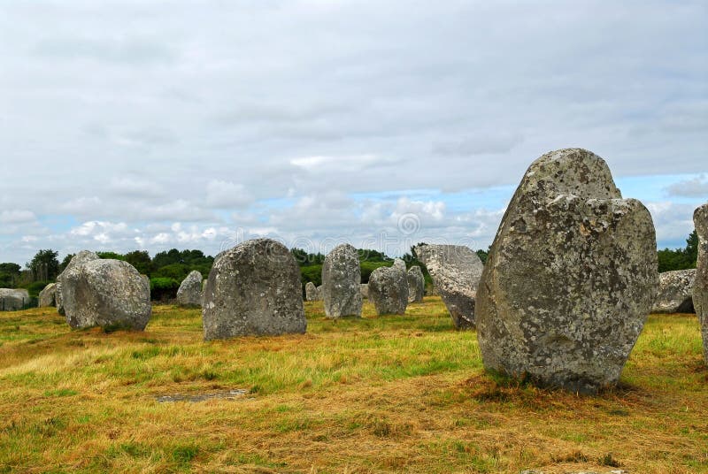 Megalithic Monuments in Brittany Stock Photo - Image of culture ...