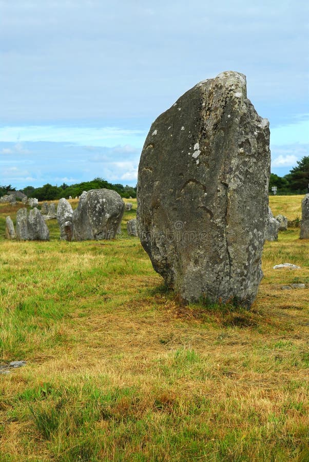 Megalithic Monuments in Brittany Stock Image - Image of megaliths ...