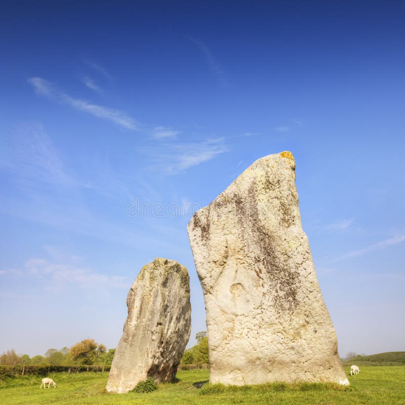 Megalitos Reino Unido De Avebury Imagen de archivo - Imagen de herencia ...