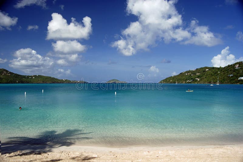 Megan s Bay, St. Thomas stock photo. Image of caribbean - 2132222