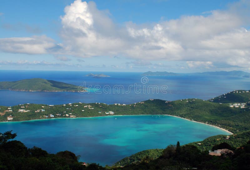Megan s Bay, St. Thomas stock photo. Image of caribbean - 2132222