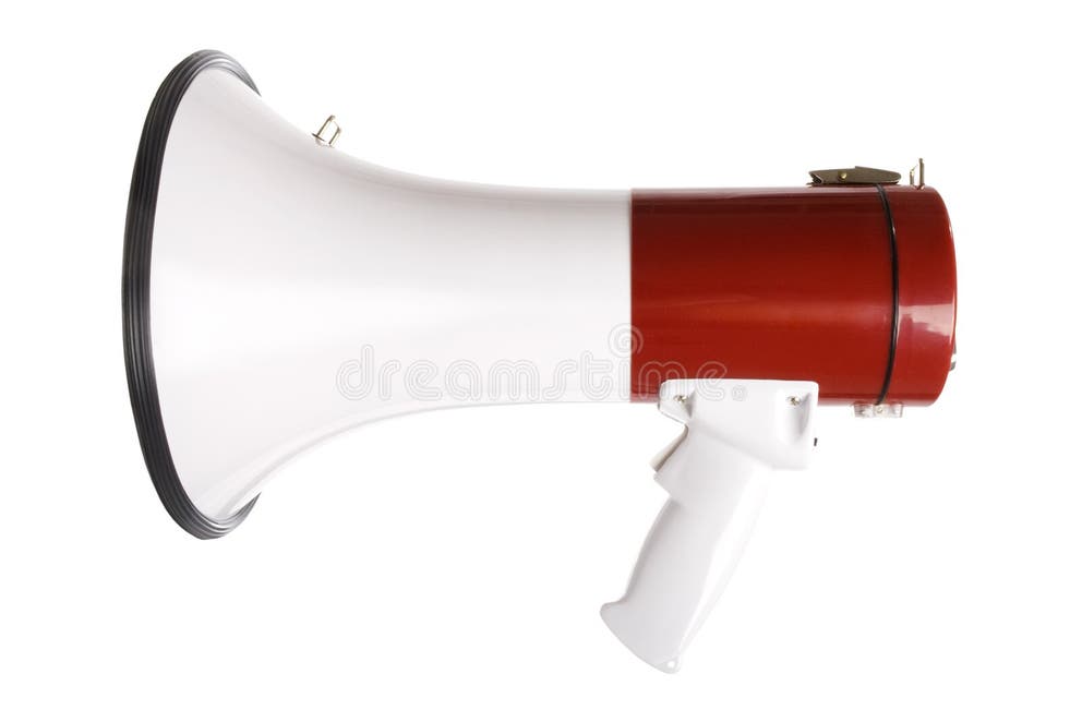 Megaphone stock photo. Image of audio, call, emergency - 12674698