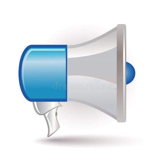Blue Megaphone Stock Illustrations – 20,798 Blue Megaphone Stock ...