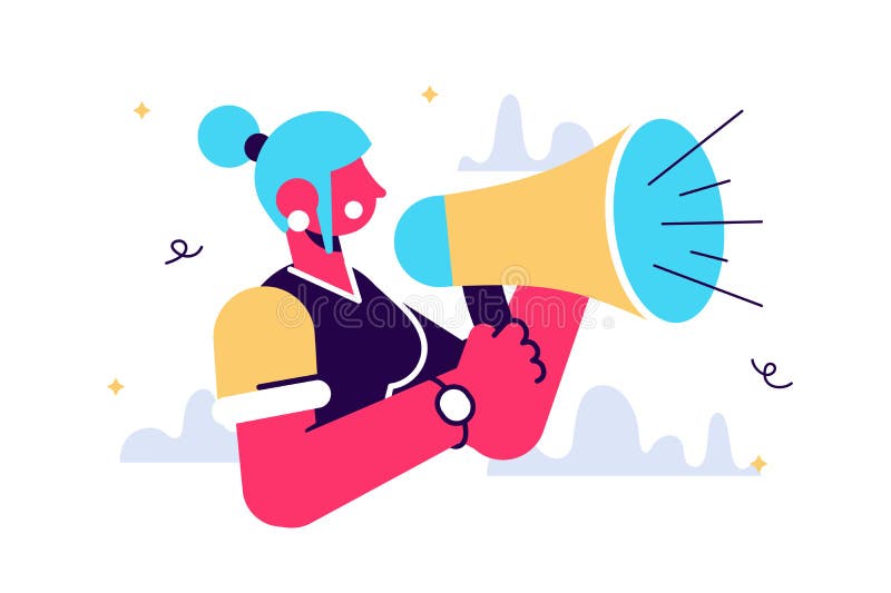 Shout Out Stock Illustrations – 821 Shout Out Stock Illustrations ...