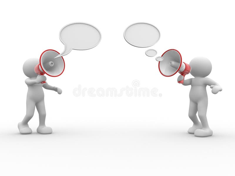 3d People Running Around Diagram Stock Illustration - Illustration of ...