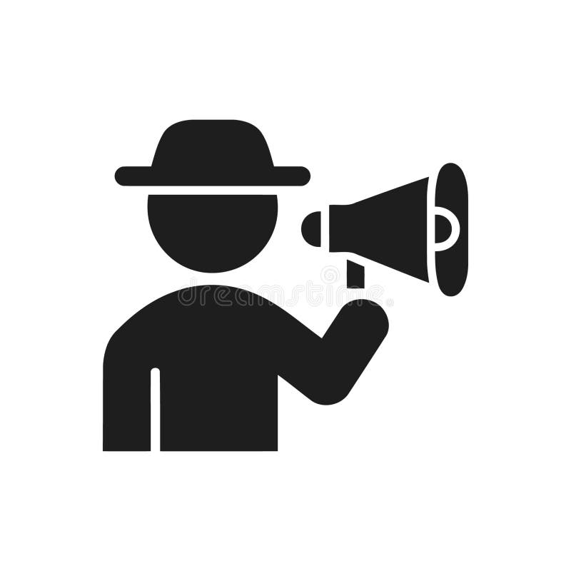 Megaphone Announcement Icon Stock Vector - Illustration of ...