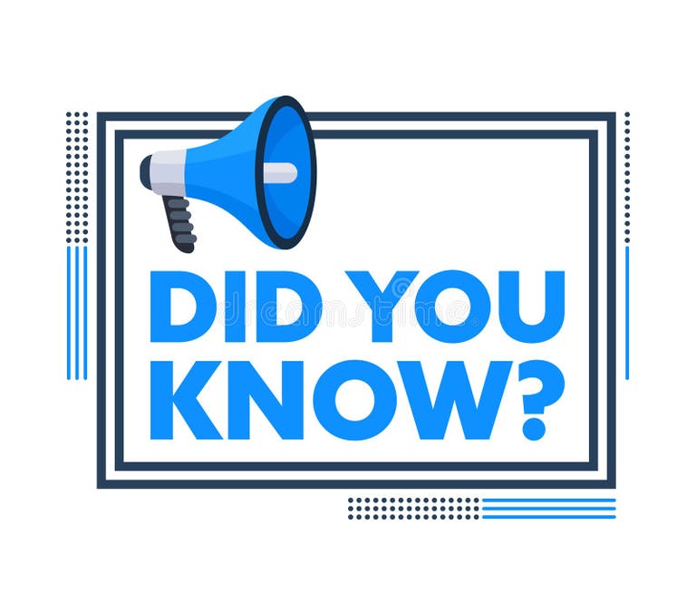 Did You Know Graphic Stock Illustrations – 1,488 Did You Know Graphic ...