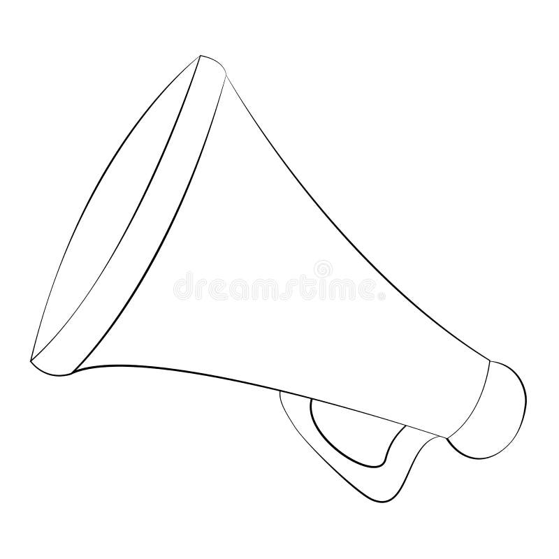 Cheerleading Megaphone Coloring Pages Male Cheerleader With Megaphone