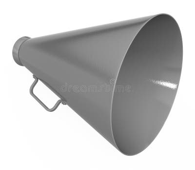 Megaphone Cone stock illustration. Illustration of cone - 12355941