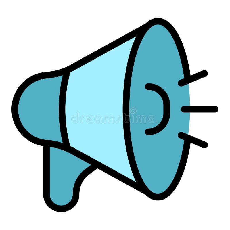 Megaphone Conference Icon Vector Flat Stock Vector - Illustration of ...