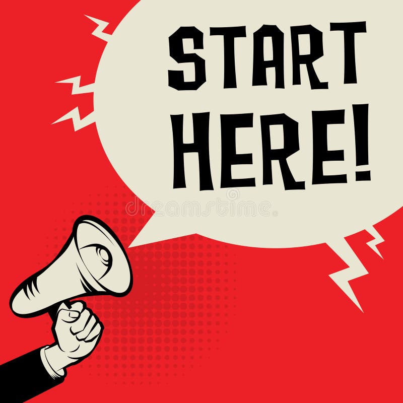 Start Here Stock Illustrations – 4,563 Start Here Stock Illustrations ...