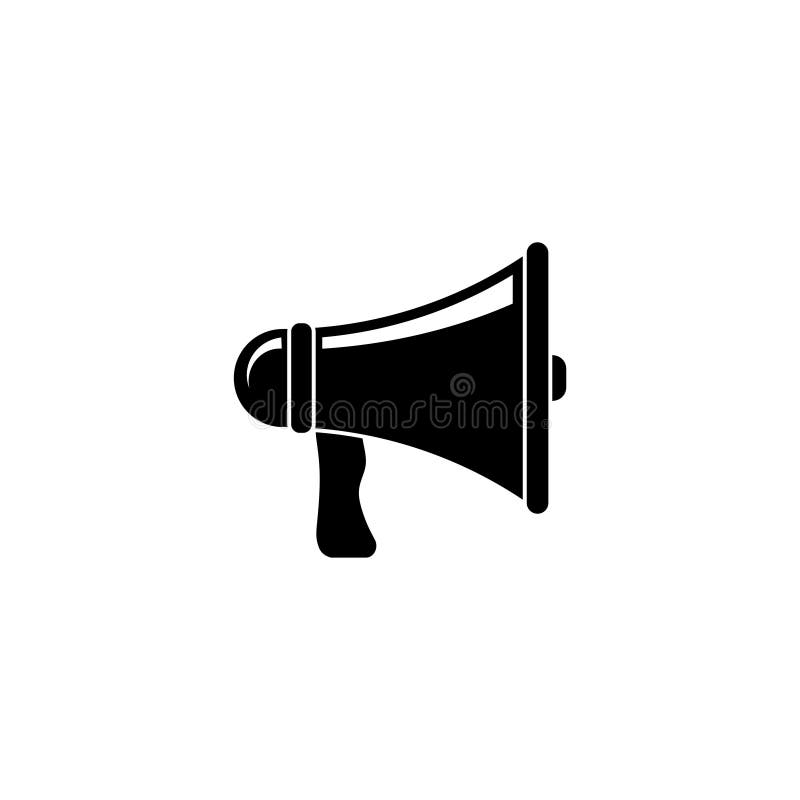 Megaphone Icon Design Template Vector Isolated Illustration Stock ...