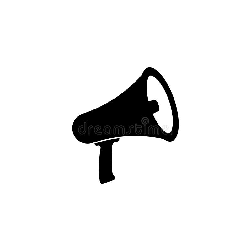 Megaphone Icon Design Template Vector Isolated Illustration Stock ...