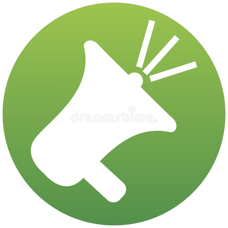 Warning Horn Icon Stock Illustrations – 7,817 Warning Horn Icon Stock ...