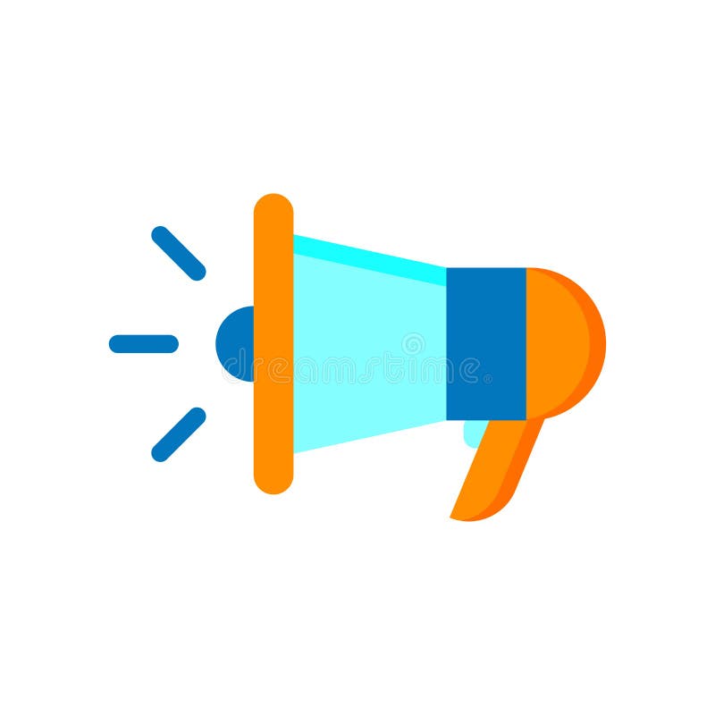 Megaphone Icon in Trendy Design Template Vector Eps 10 Stock Vector ...