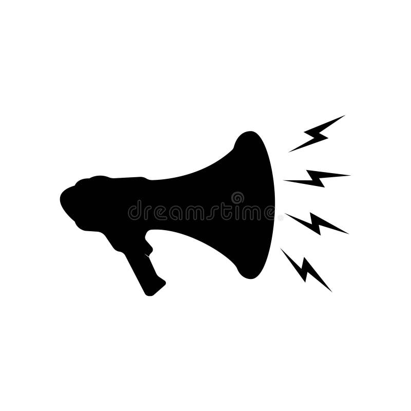 Megaphone Icon Logo, Vector Design Stock Vector - Illustration of loud ...