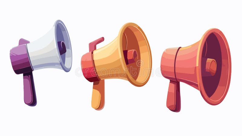 Professional Megaphone Communication Icon for Marketing and Advertising ...