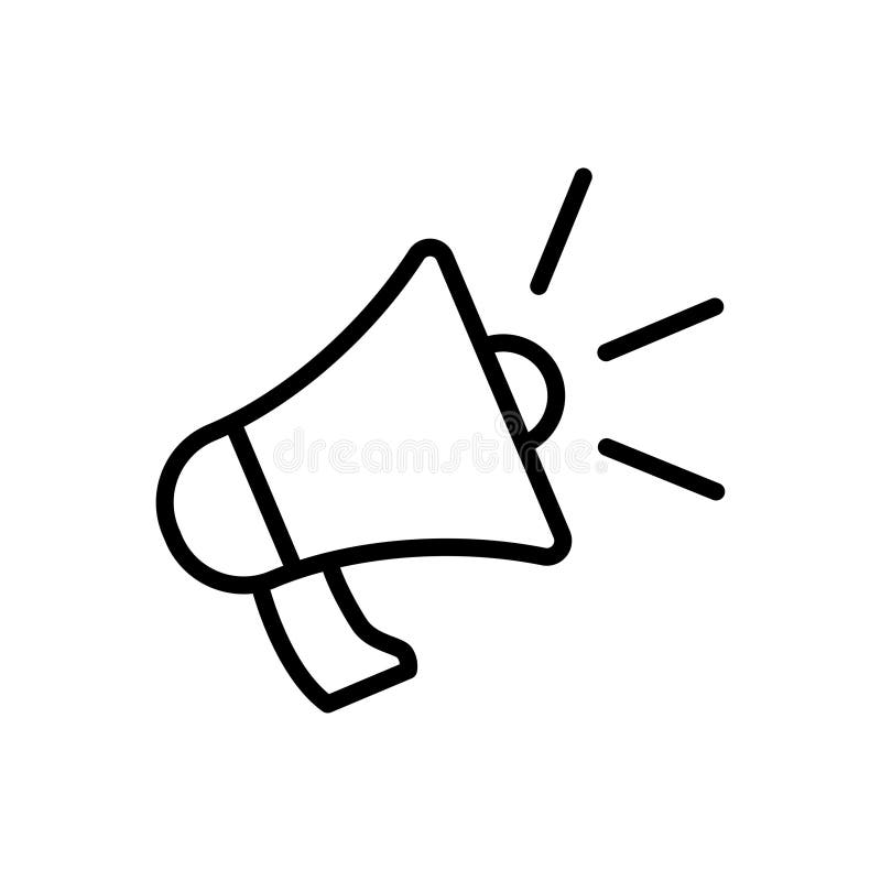 Megaphone Icon Vector Design Template Basic RGB Stock Vector ...