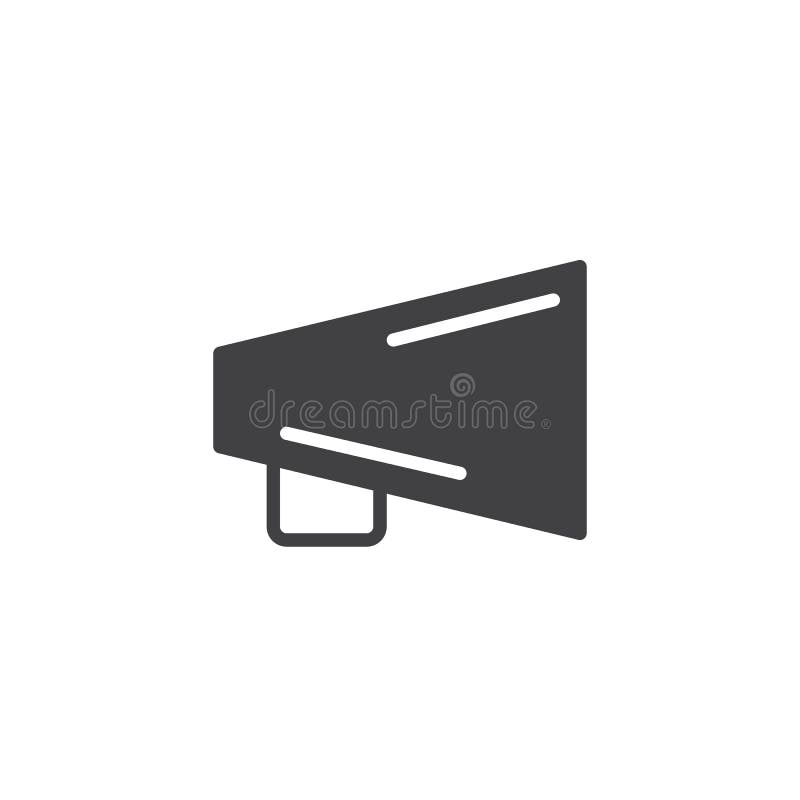 Megaphone icon vector stock vector. Illustration of vector - 100955469