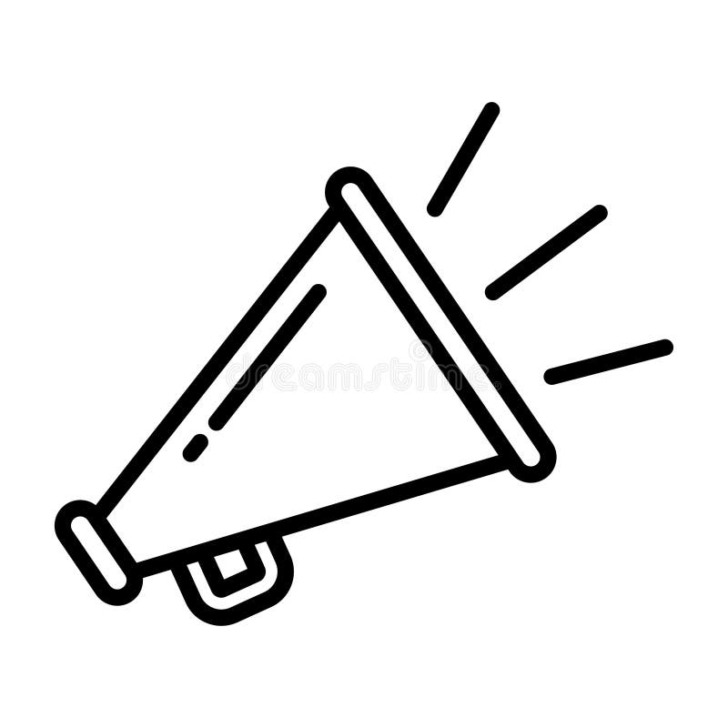 Megaphone Icon Vector on Trendy Design Stock Vector - Illustration of ...