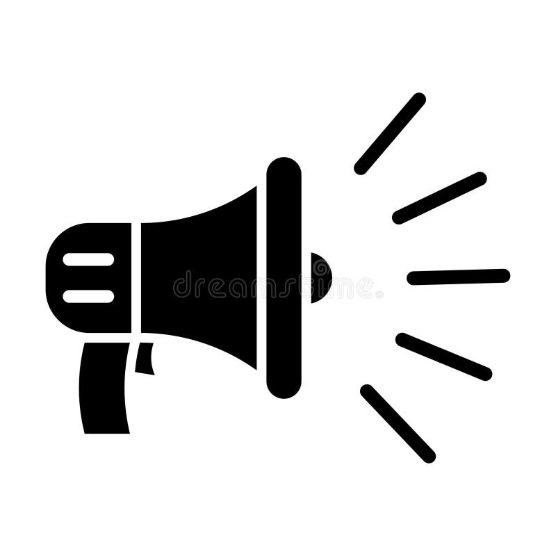 Megaphone Icon Vector on Trendy Design Stock Vector - Illustration of ...