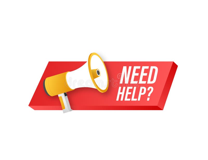 Need Help Symbol. Support Service Sign. Vector Stock Vector ...