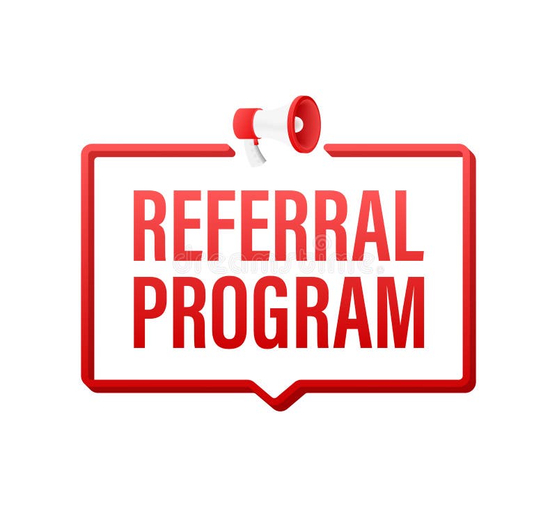 Megaphone Label with Referral Program. Megaphone Banner. Web Design ... Megaphone Label with Referral Program. Megaphone Banner. Web Design ...
