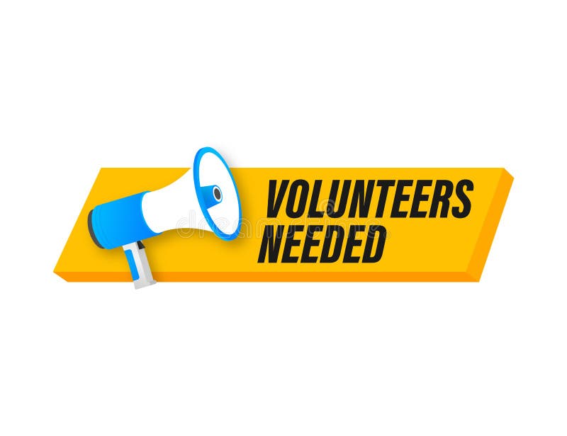 Megaphone Label with Volunteers Needed. Megaphone Banner. Web Design ... Megaphone Label with Volunteers Needed. Megaphone Banner. Web Design ...