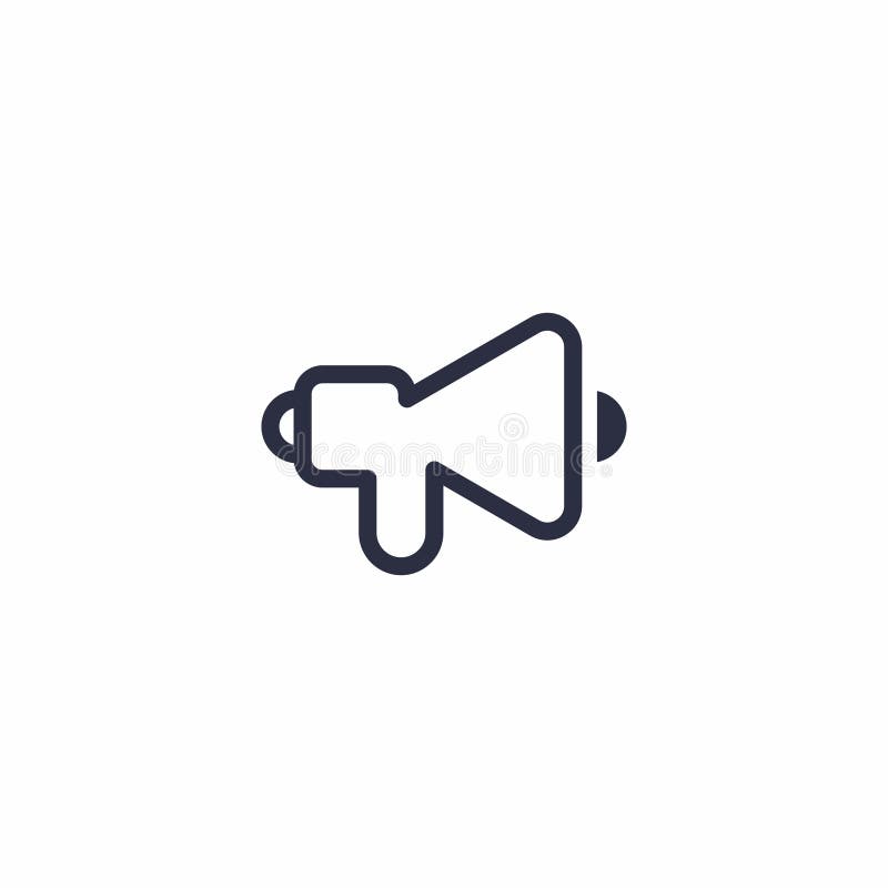 Megaphone Logo Design Template. Loudspeaker Icon Vector Stock Vector ...