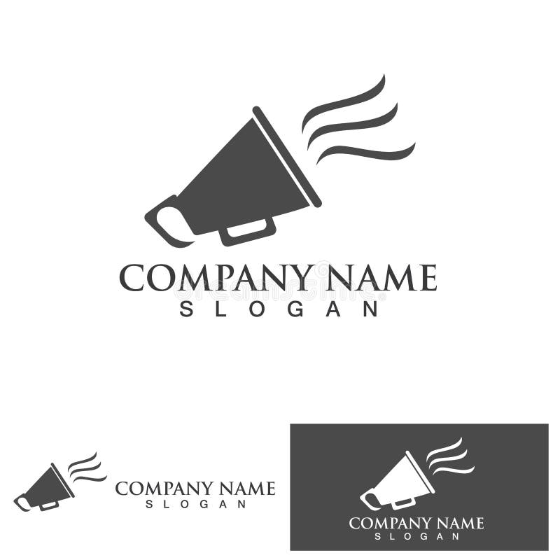 Megaphone Logo and Symbol Vector Stock Vector - Illustration of sign ...