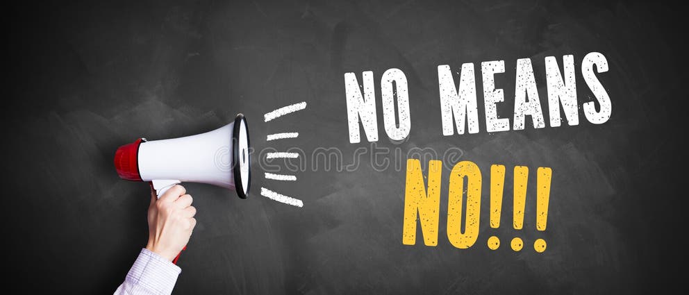 No Means No Stock Illustrations – 1,011 No Means No Stock Illustrations ...