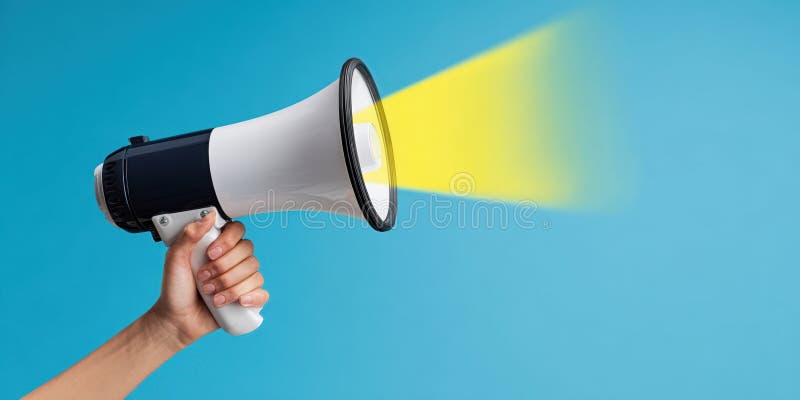 The Megaphone Projecting Sound and Light for Effective Communication ...