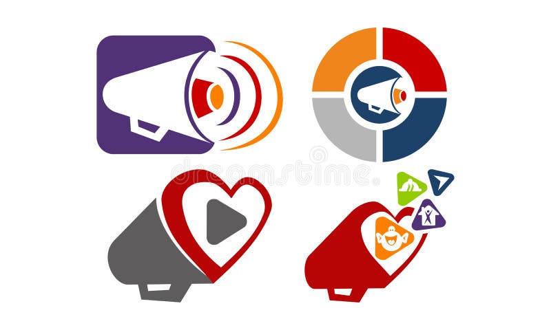 Megaphone shout-out stock vector. Illustration of team - 16620359