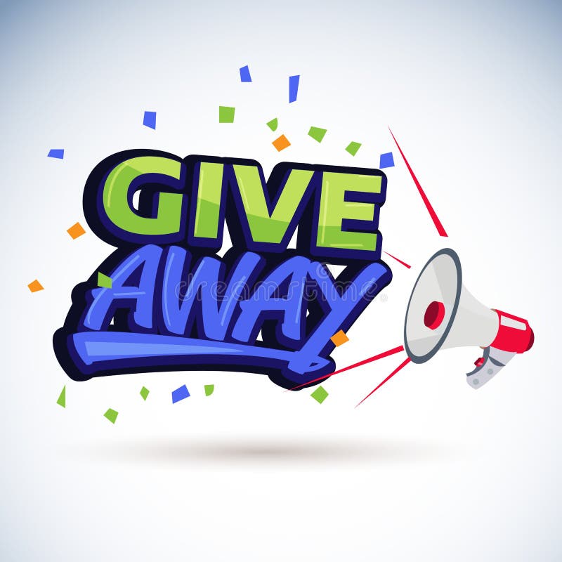 Megaphone Shouting Out with `Good Bye ` Text or Typographic - Vector ...