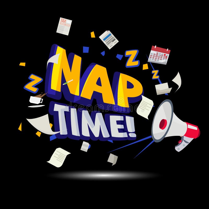 Nap time stock vector. Illustration of drawing, isolated - 45192104
