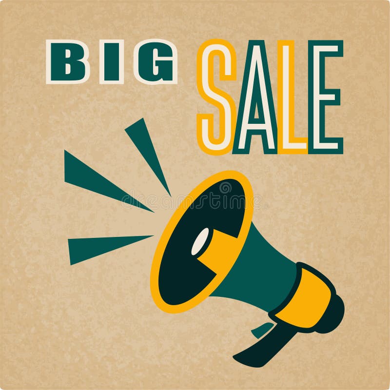 Megaphone sign icon stock vector. Illustration of logo - 83477805