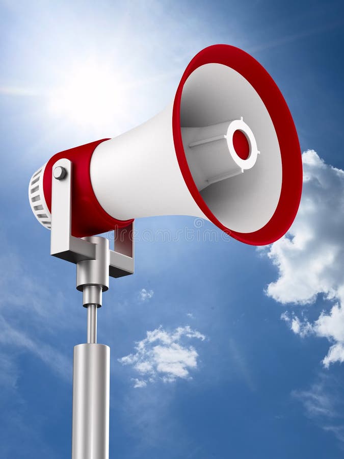 Sky Megaphone Stock Illustrations – 562 Sky Megaphone Stock ...