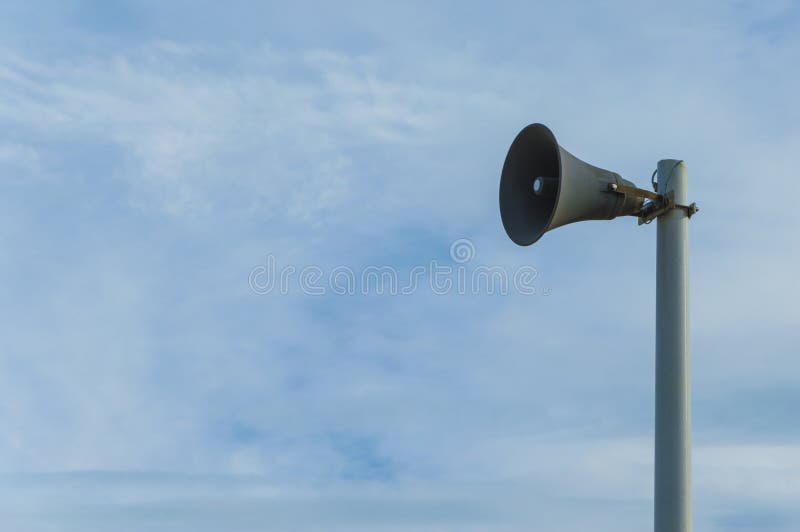 Megaphone - speaker detail stock photo. Image of loudspeaker - 75047520
