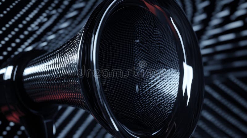 A Megaphone Speaker is the Focal Point of a Creative Composition ...