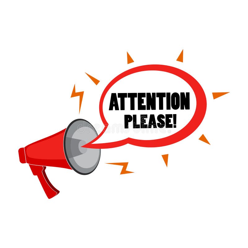 Attention Please Clipart