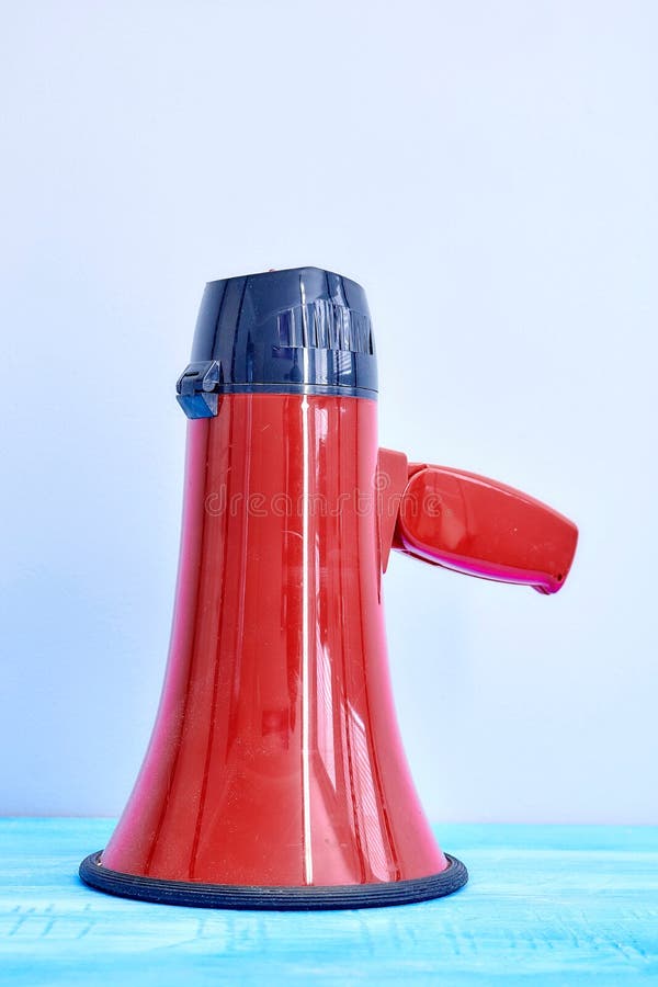 Megaphone stock image. Image of amplification, electric - 100629241