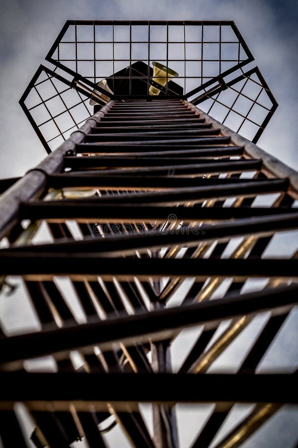 Megaphone Tower with Sky / Megaphone Tower / Megaphone on High Tower ...