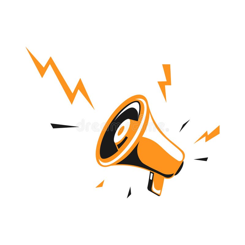 Megaphone Vector Illustration . Megaphone Sign Isolated on White ...