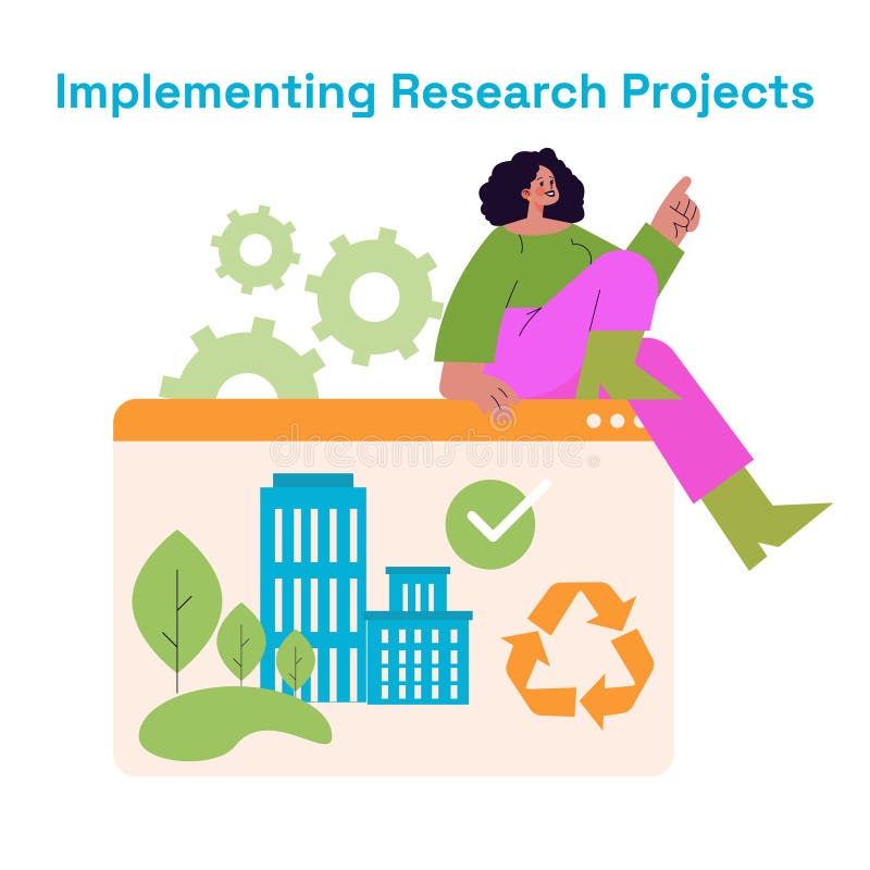 Megapolis Innovation Center. Flat Vector Stock Vector - Illustration of strategy, business ...