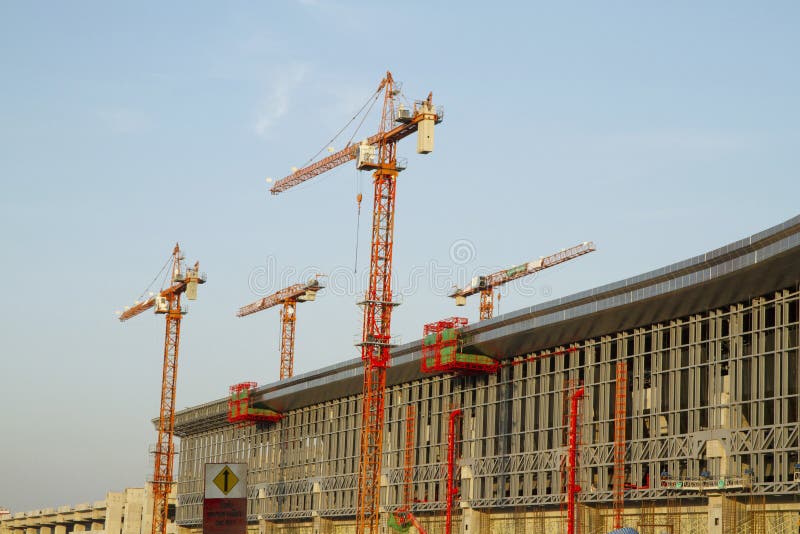 Megaproject Under Construction Stock Photo - Image of structure ...