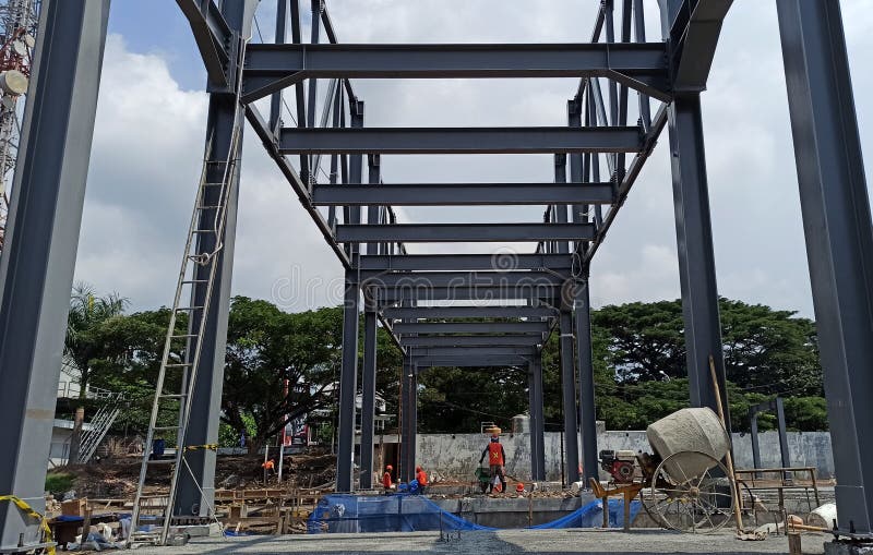 Megastructure on process editorial stock photo. Image of megastructure ...